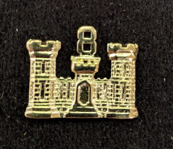 8th Engineer Castle Insignia | Crossed Sabers – Chapter Gift Shop