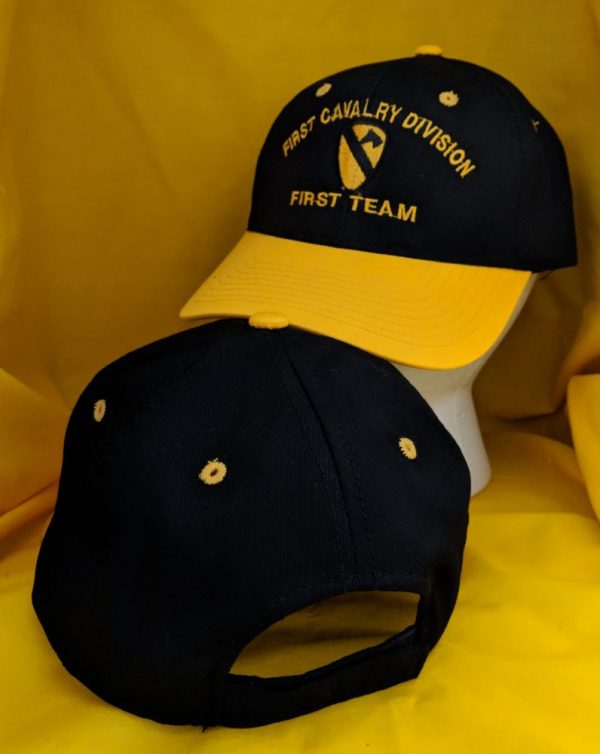 Cap 1st Cav Black/Shadow | Crossed Sabers – Chapter Gift Shop