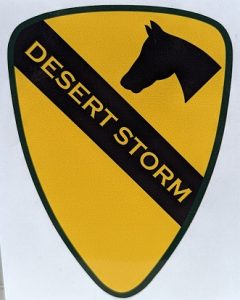 Sticker Desert Storm | Crossed Sabers – Chapter Gift Shop