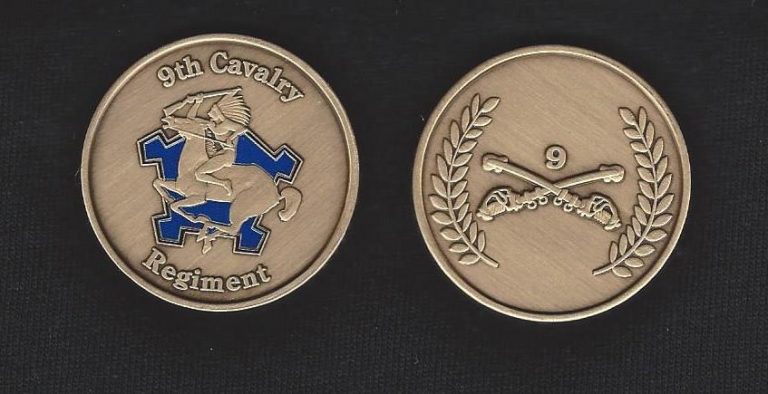 Coin 9th Cavalry Regiment | Crossed Sabers – Chapter Gift Shop